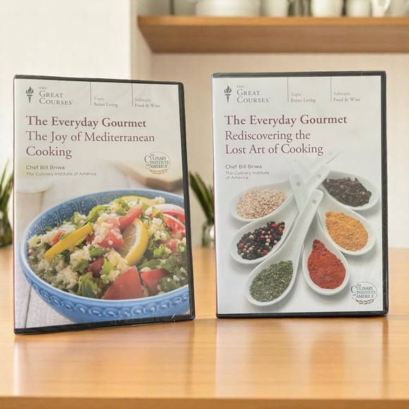 Media | 2 Everyday Gourmet Dvds Bill Briwa Mediterranean Cooking Lost ...